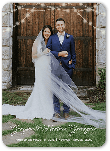 Glowing Ceremony 5x7 Stationery Card by Hello Little One | Shutterfly