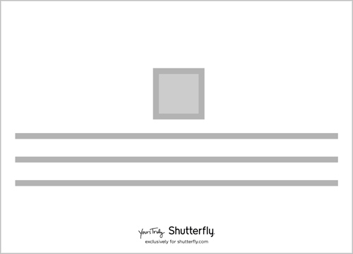 Formal Scroll 5x7 Wedding Announcement Cards | Shutterfly