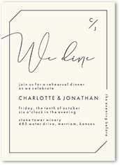 Angled Corners Wedding Invitation Suite | Shutterfly