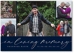 Landscape Sympathy Cards | Memorial & Funeral Cards | Shutterfly
