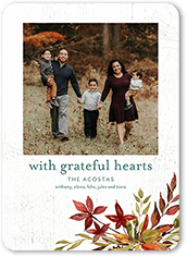 Humble Thanks 5x7 Stationery Card by Yours Truly | Shutterfly