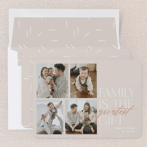 Greatest Family 5x7 Stationery Card by Yours Truly | Shutterfly