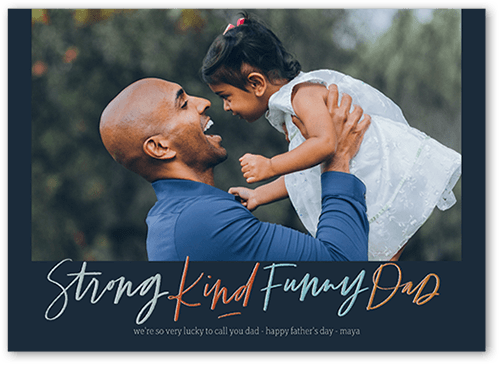 Kind Words Dad 5x7 Stationery Card by Petite Lemon | Shutterfly