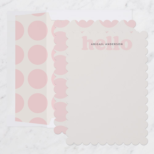 Direct Hello 5x7 Stationery Card by Yours Truly | Shutterfly