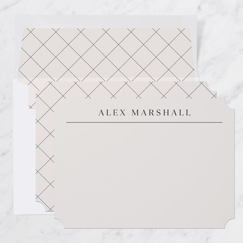 Clean Line 5x7 Stationery Card by Yours Truly | Shutterfly