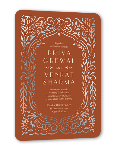 Orange Wedding Invitations | Shutterfly Orange Wedding Invitations | Shutterfly