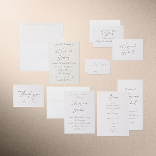 All Script 5x7 Stationery Card by Yours Truly | Shutterfly