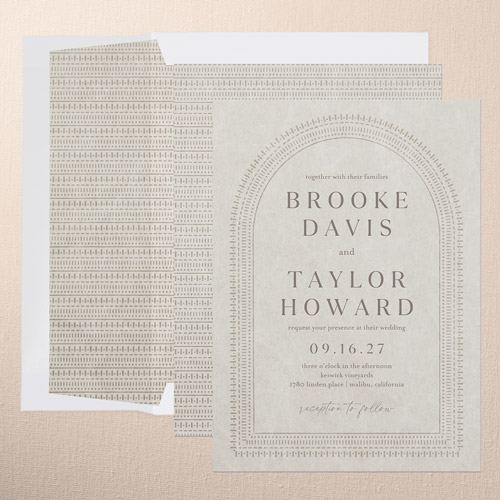 Baroque Border 5x7 Stationery Card by Yours Truly | Shutterfly