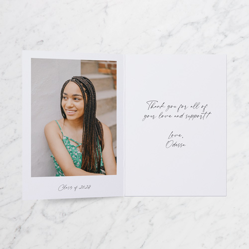 Modest Frame 3x5 Folded Card by Yours Truly | Shutterfly