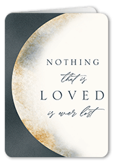 Hello Little One Rounded Sympathy Cards | Memorial & Condolence Cards ...