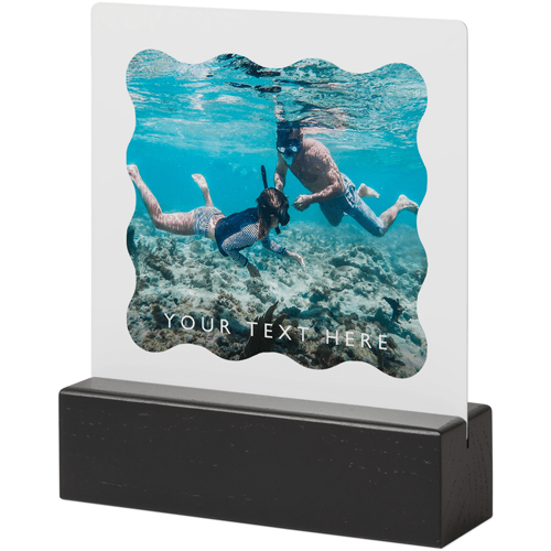 Wave Border Tabletop Metal Prints by Shutterfly | Shutterfly