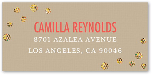 Memorable Milestone Unique Address Labels | Tiny Prints