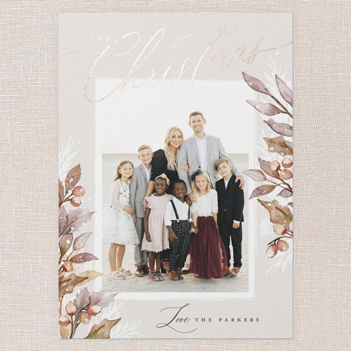 Bold Foliage 5x7 Stationery Card by Lady Jae Designs | Tiny Prints