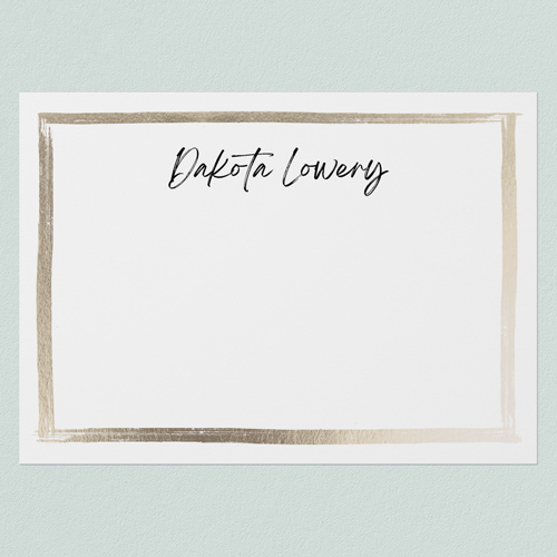Brushed Outline 5x7 Stationery Card by Simplyput | Tiny Prints