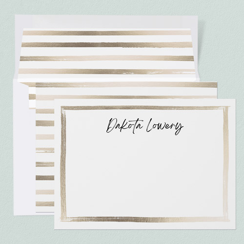 Brushed Outline 5x7 Stationery Card by Simplyput | Tiny Prints
