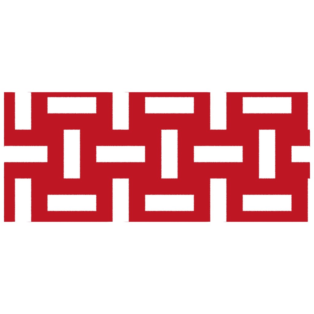 Geometrically Assembled Flag - Red Travel Mug with Handle | Shutterfly