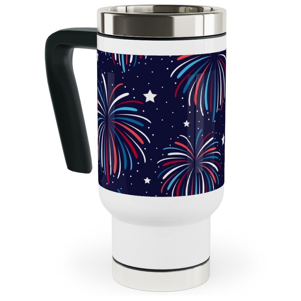 Star Spangled Night Travel Mug with Handle | Shutterfly