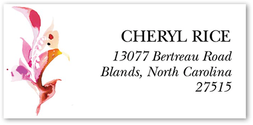 Orange Address Labels | Shutterfly