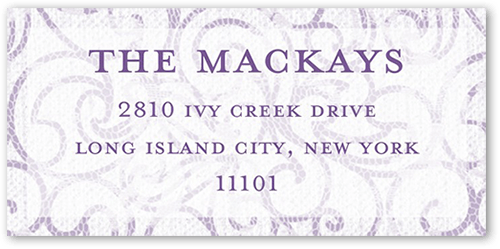 Purple Address Labels | Shutterfly
