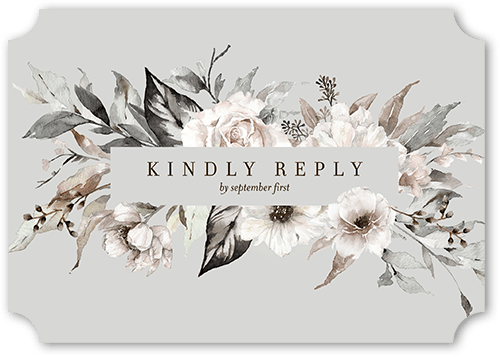 Grey Wedding Cards | Shutterfly