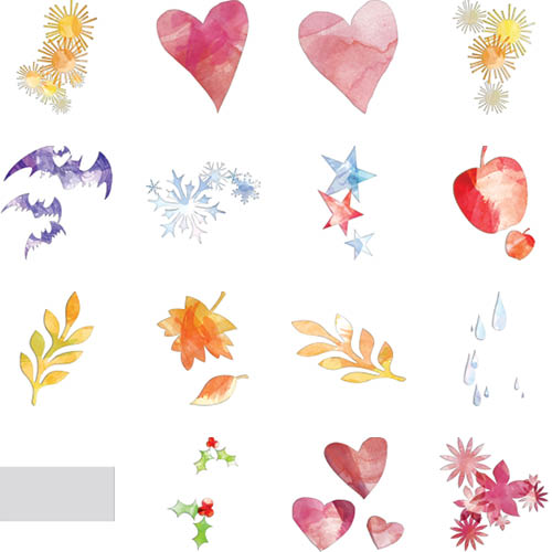 Watercolor Seasons Wall Calendar | Shutterfly