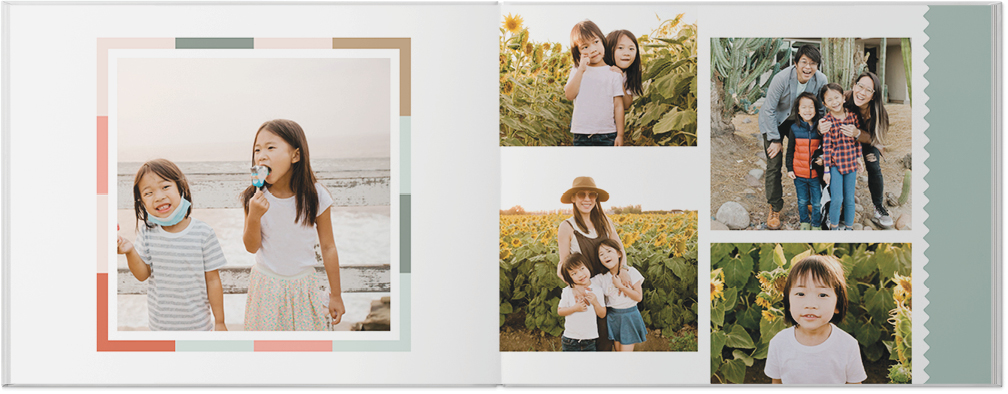 Cheerful Patterns Photo Book | Shutterfly