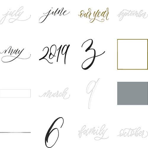 Elegant Script Year In Review Photo Book | Shutterfly