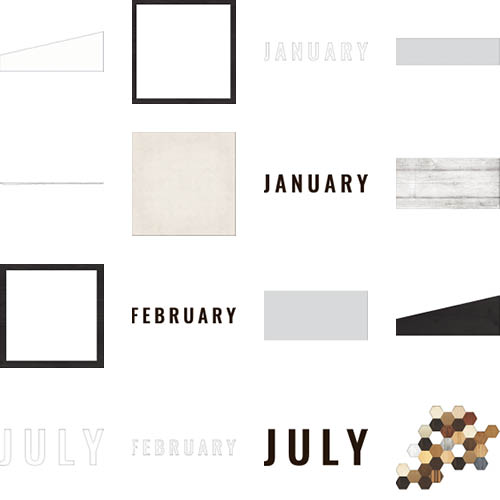 Wood Patterns Wall Calendar | Shutterfly