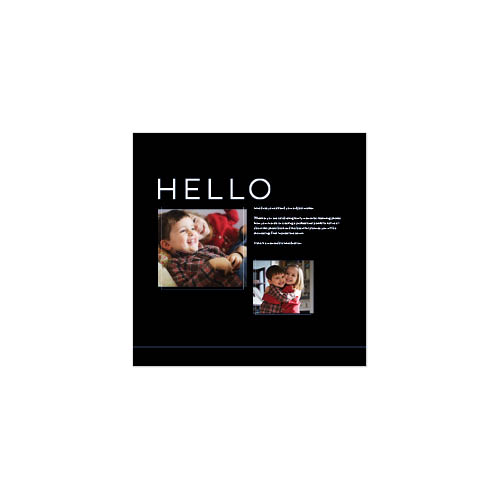 Modern Black Photo Book | Shutterfly
