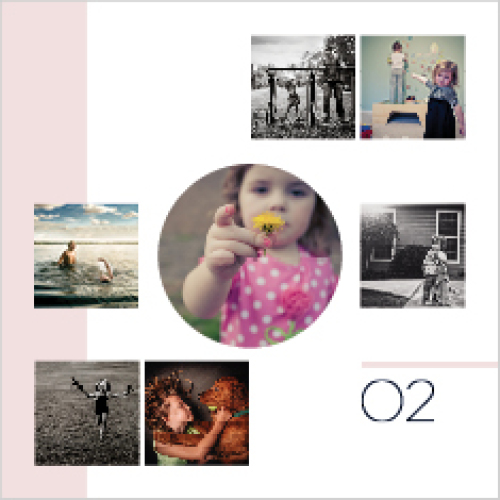 Modern Collage Wall Calendar | Shutterfly