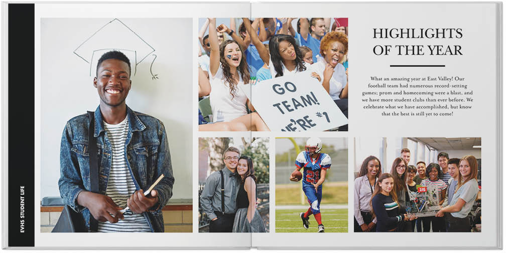 Classic School Yearbook Photo Book | Shutterfly