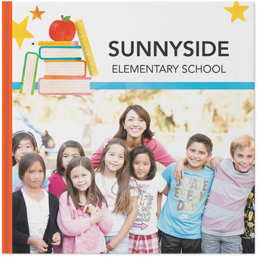 Colorful Elementary School Yearbook Photo Book | Shutterfly