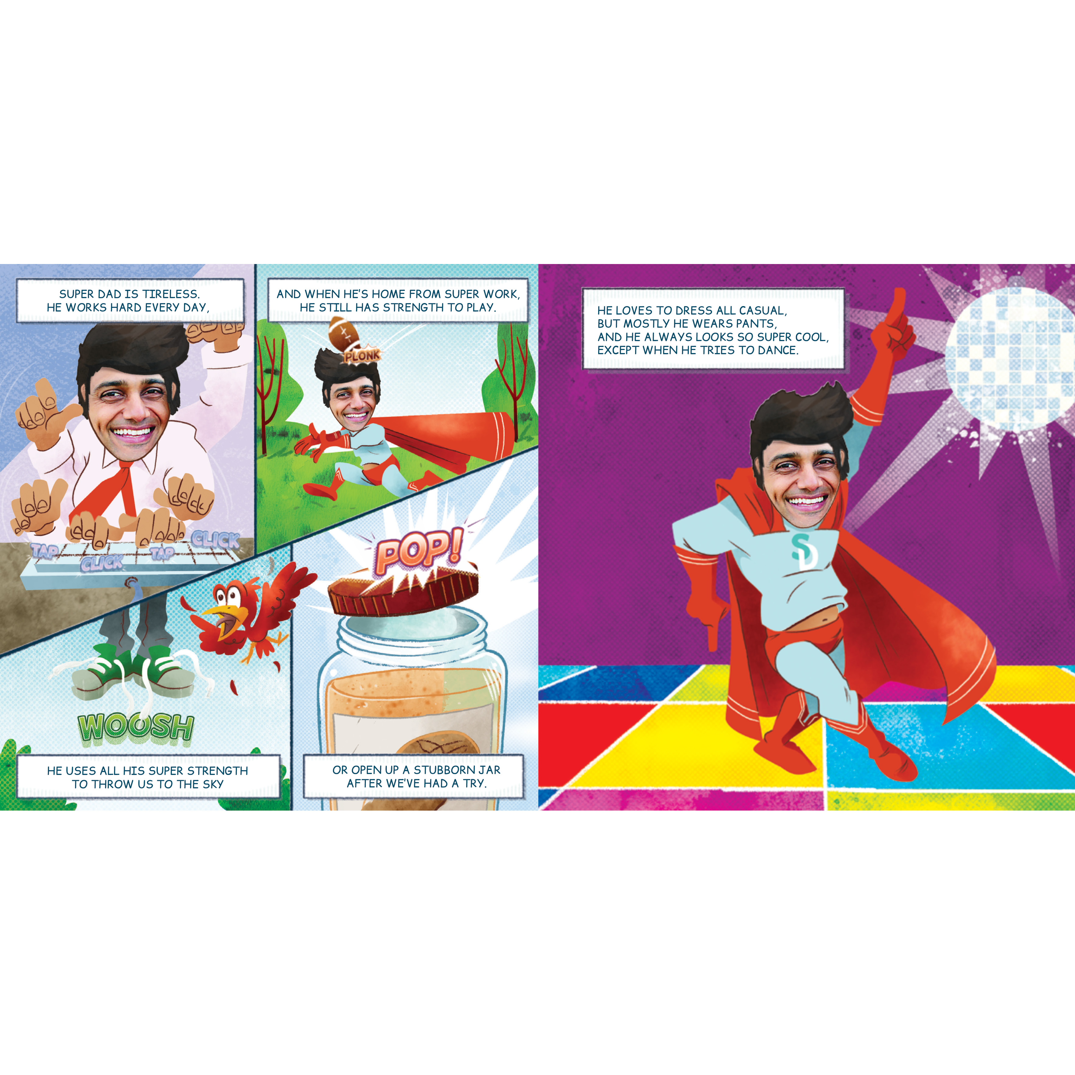 Super Duper Dad Personalized Story Book | Shutterfly